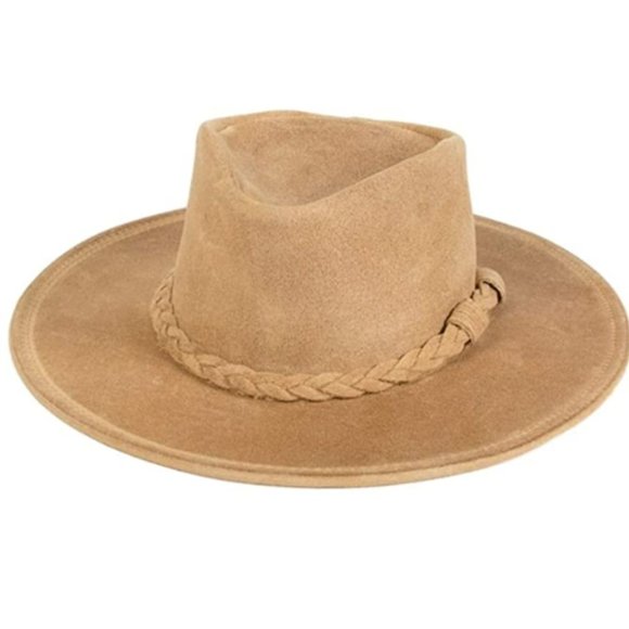 Accessories | Mens Leather Outback Hat | Poshmark